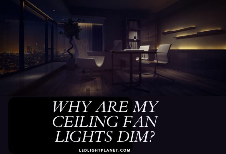 7 Reasons Why Your Ceiling Fan Lights Are Dim (And How to Fix Them ...